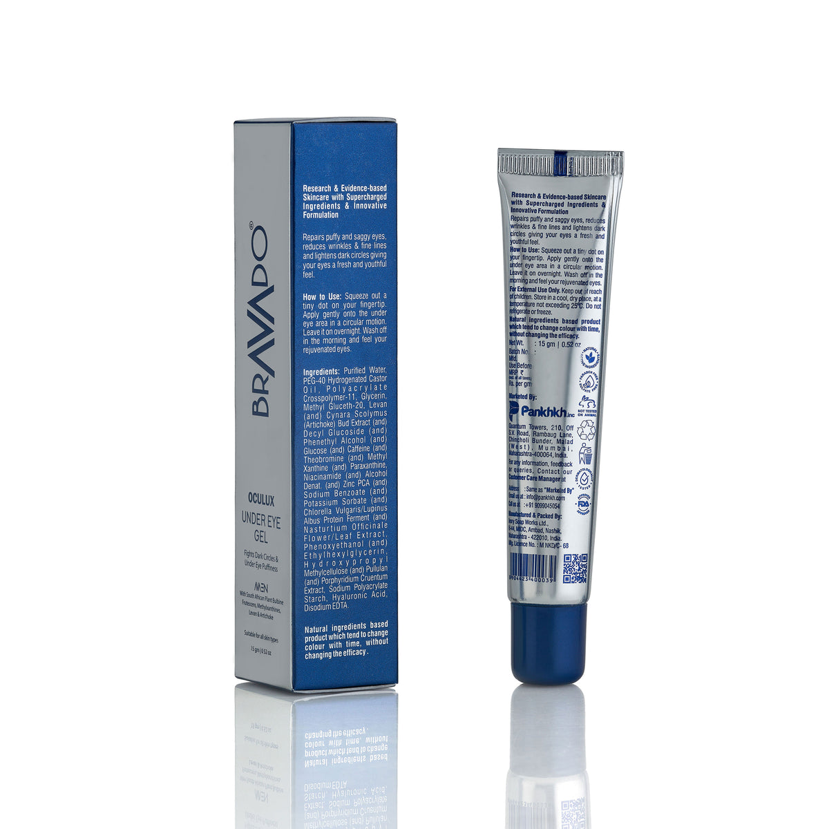 Reduce Dark Circles and Puffiness: Bravado Oculux Under Eye Gel