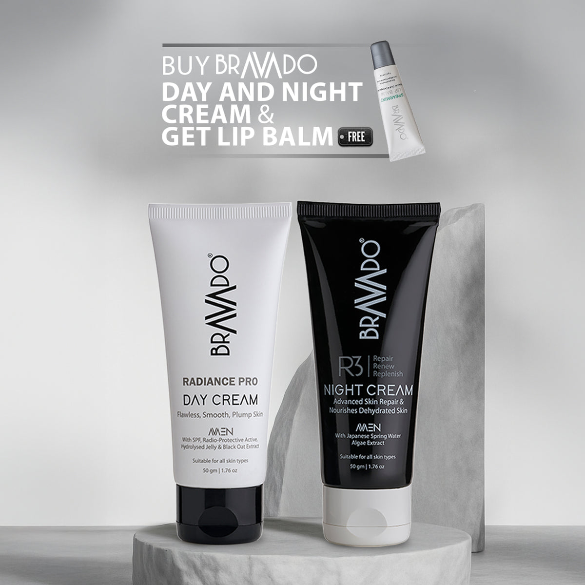 Bravado Day & Night Kit: Complete 24/7 Skincare